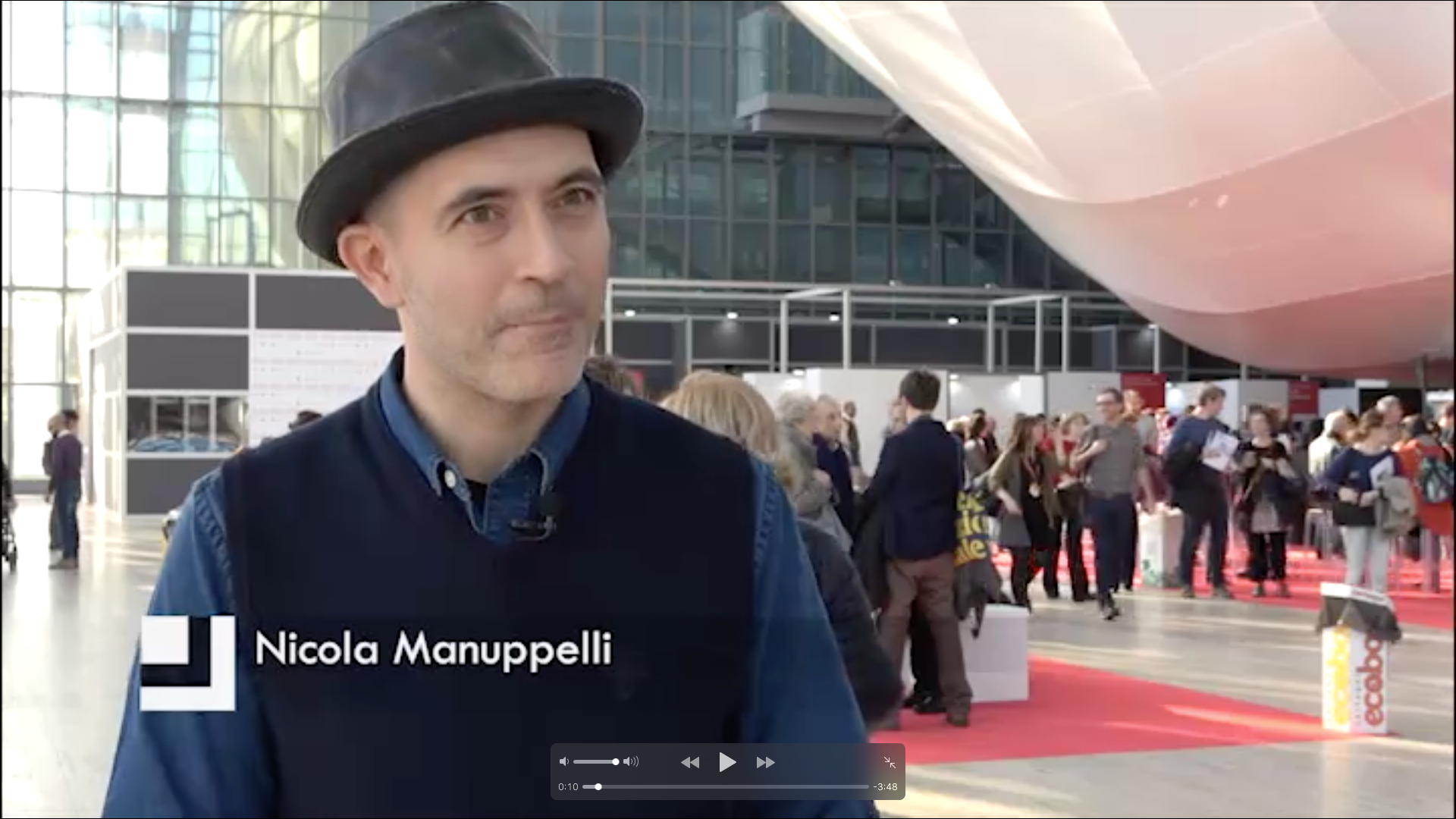 RAI Cutura - Letteratura intervista Nicola Manuppelli - Miraggi Edizioni